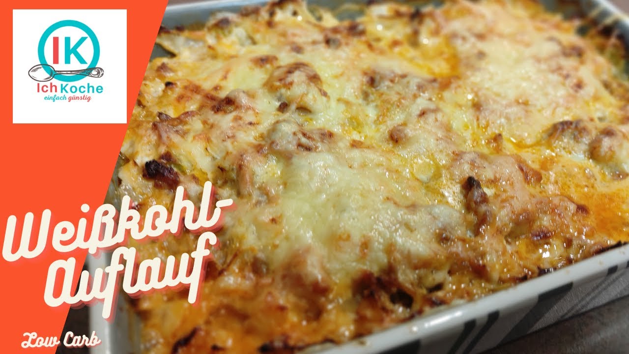 Weißkohl überbacken mit Hackfleisch - Einfache Rezepte