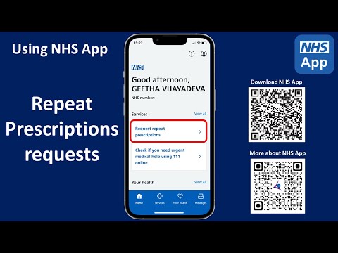 NHS App - Repeat Prescriptions requests