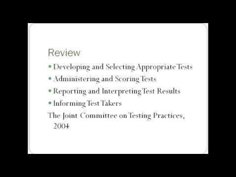 Code of Fair Testing Practices In Education. part 4