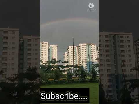Rainbow 🌈 at Rajuk Uttara Apartment Project #shorts | Lazy Cook BD