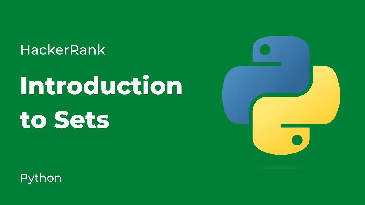 Python HackerRank Solutions: Introduction to Sets