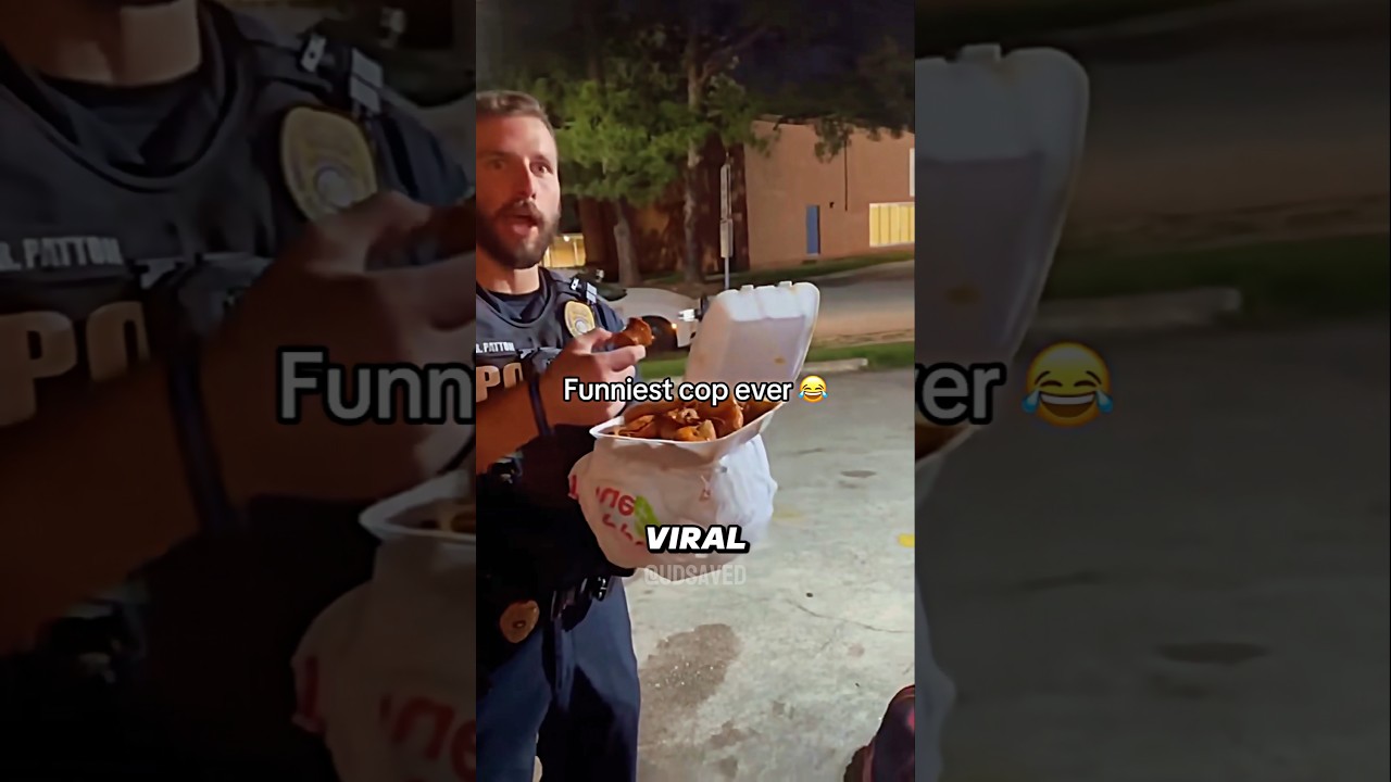 This officer’s sense of humor has me cracking up🤣