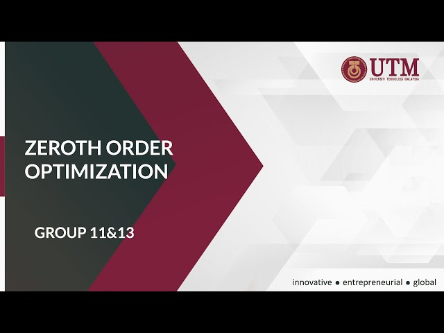 What is Zeroth-order optimization | AI Basics | AI Online Course