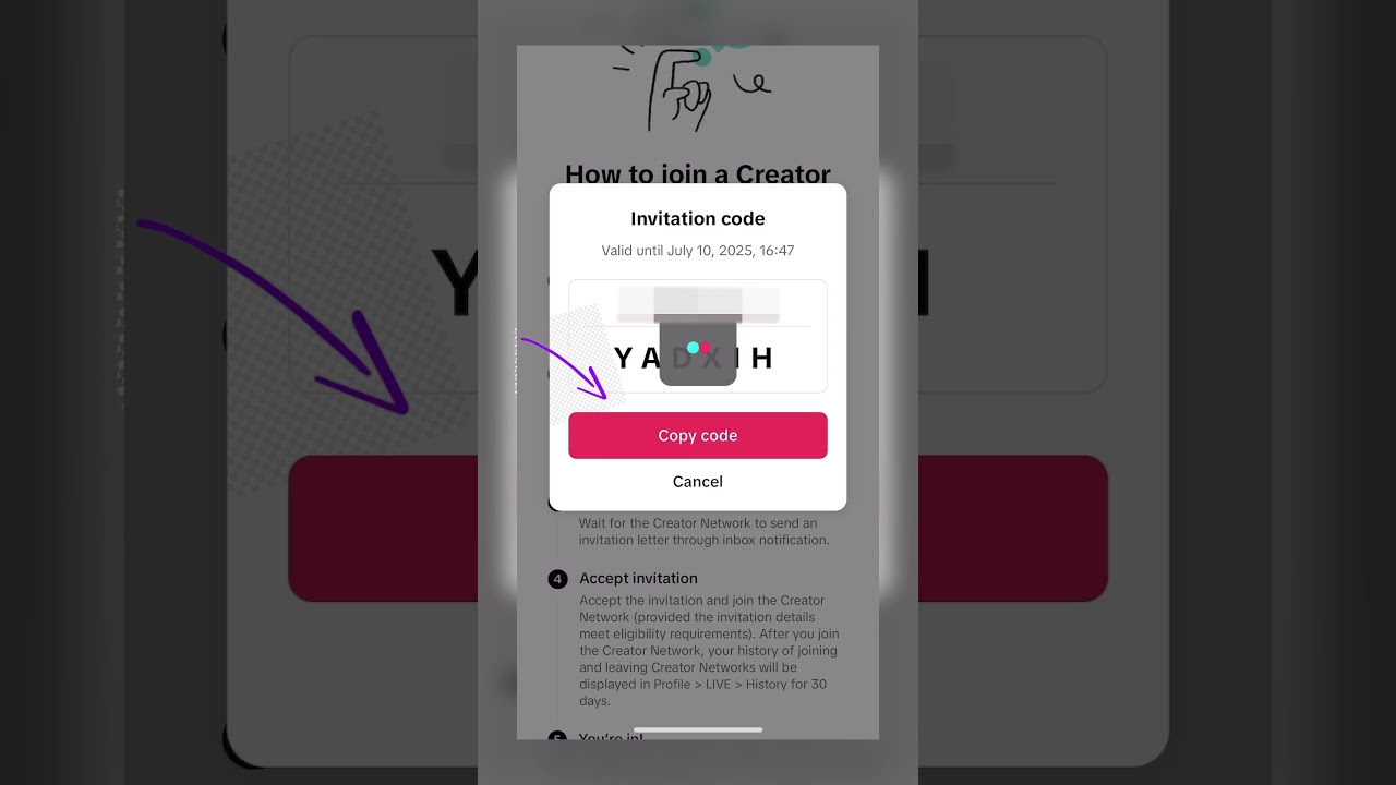 How to get your TikTok LIVE Creator Network Invitation Code