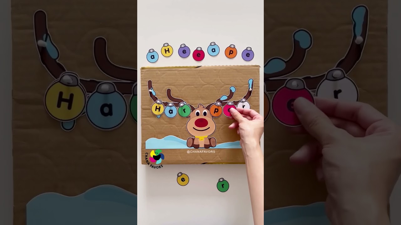 Kids Activity 🧩 | 4 Name Wonderland #printables #chanafavors #holidays #kidsactivities #alphabet