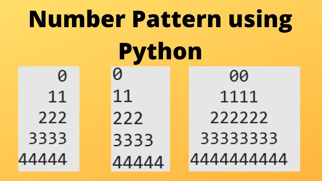 python patterns 2 : number pyramid