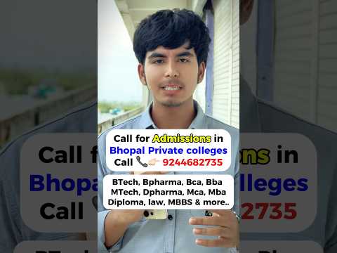 Bhopal Admissions 2025 | Private engineering colleges of bhopal | #bhopal #cse
