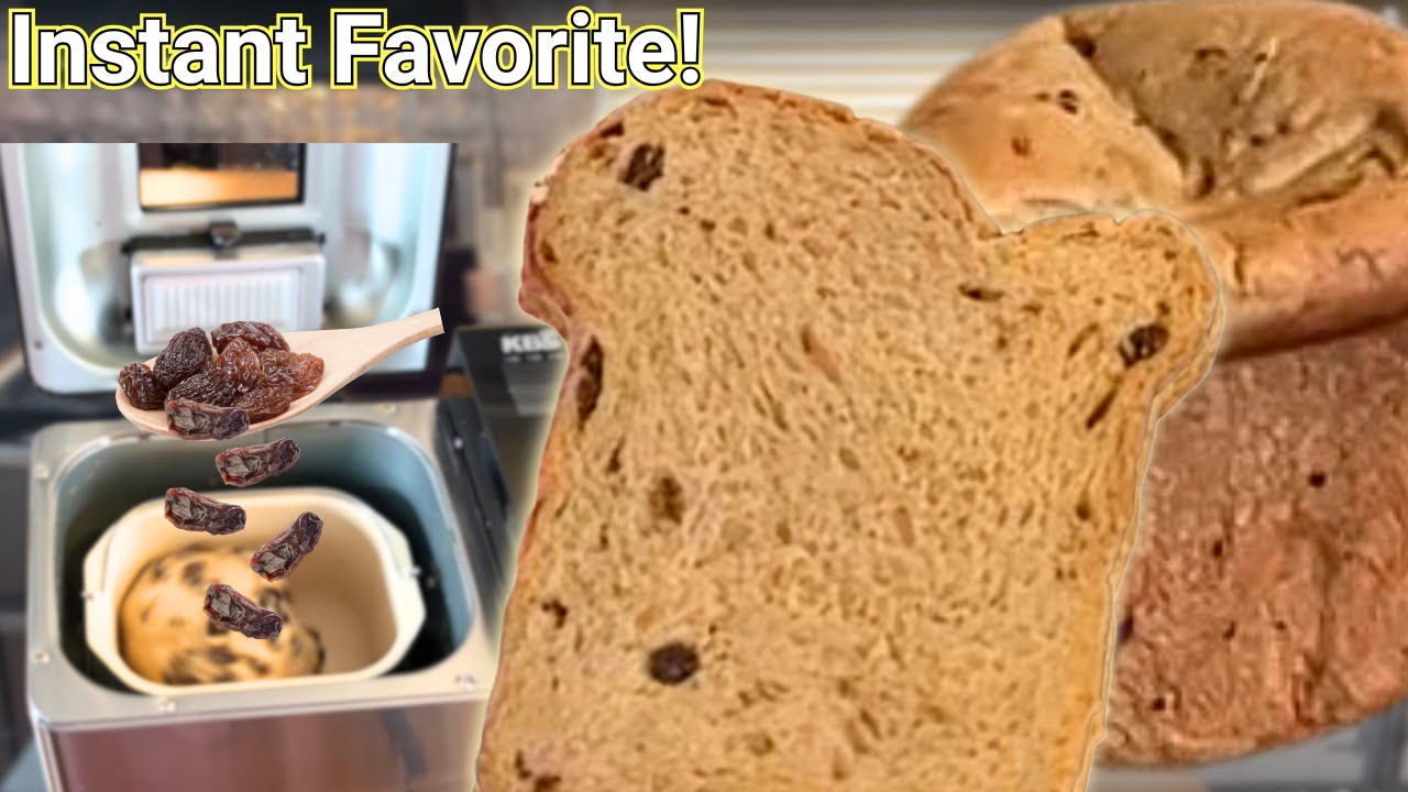 Easy Raisin Cinnamon Bread in the KBS Bread Maker - An Instant Favorite!