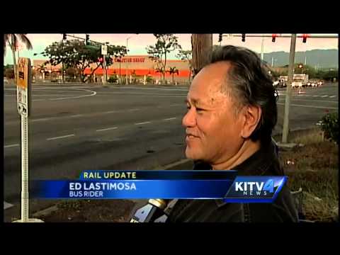 Rail construction closes part of Kamehameha Hwy in Pearl City
