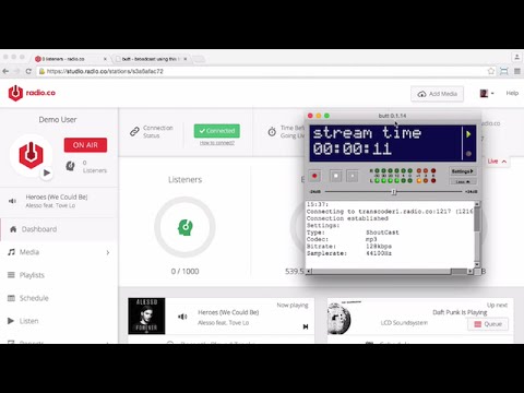 BUTT (Broadcast Using This Tool) - Radio Streaming Tutorial for Mac OSX