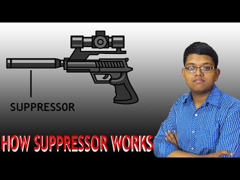 HOW Do Gun Silencers/SUPPRESSOR Work?  Explain in Hindi