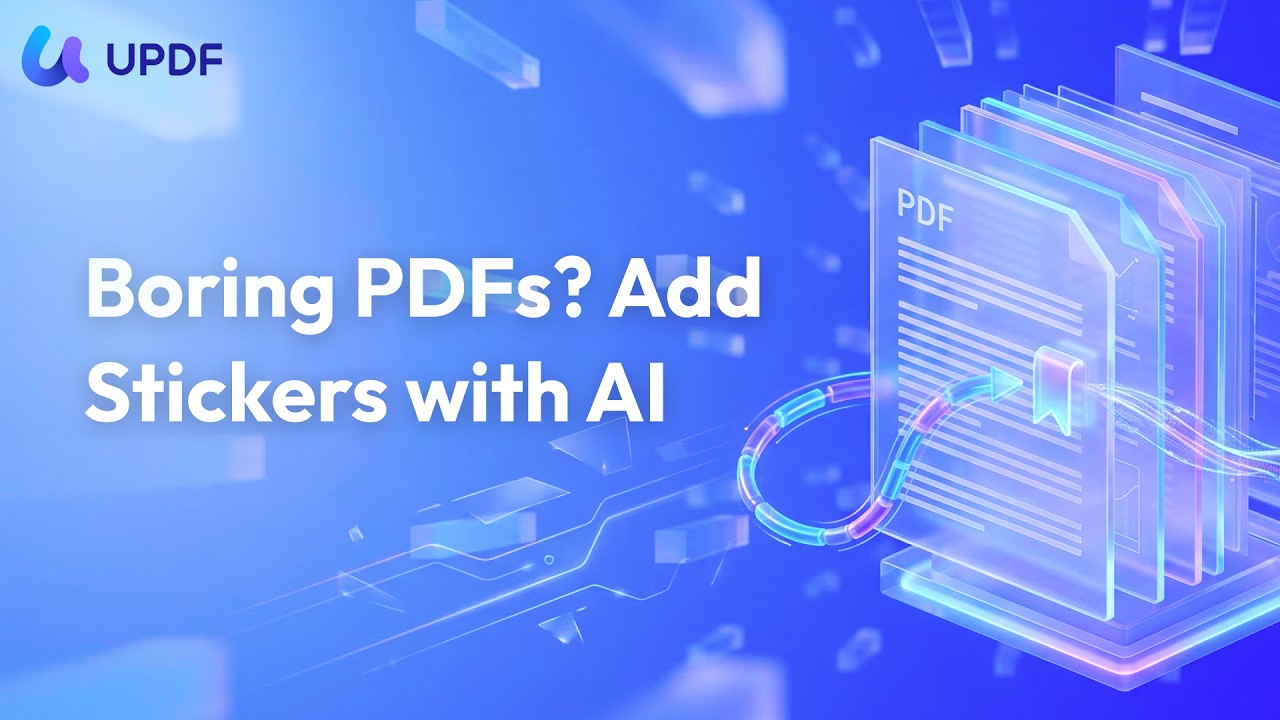 Boring PDFs? Add Stickers with AI