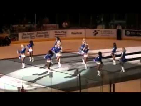 Dallas Cowboys Cheerleaders Entertain Rampage Fans