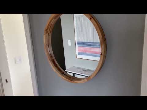 Mirrorize Round Mirror 30' for Living Room Wall Decor, Decorative Circle Mirror, Bathroom Vanity Mir