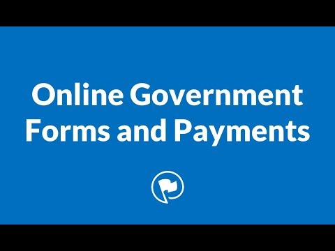 Online Government Forms and Payments
