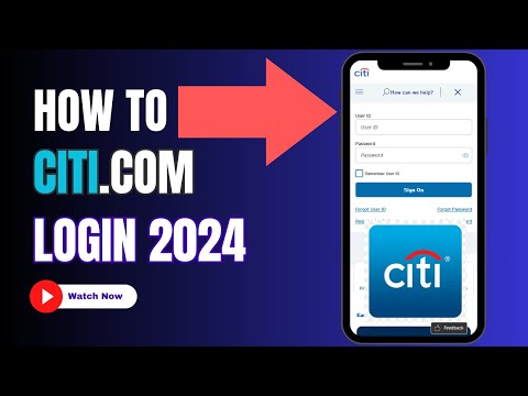 Citi.com Login:⏬👇How to Login Your Citi Bank Credit Card Account 2024