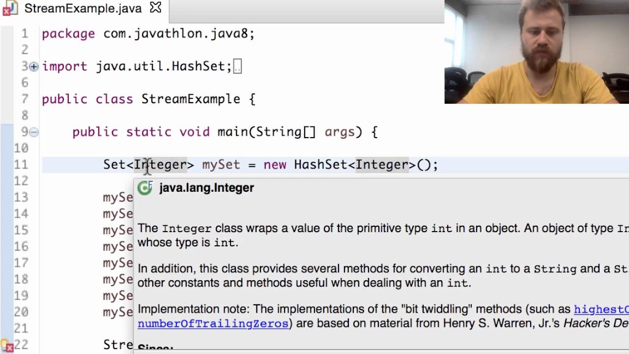 Converting collections to stream