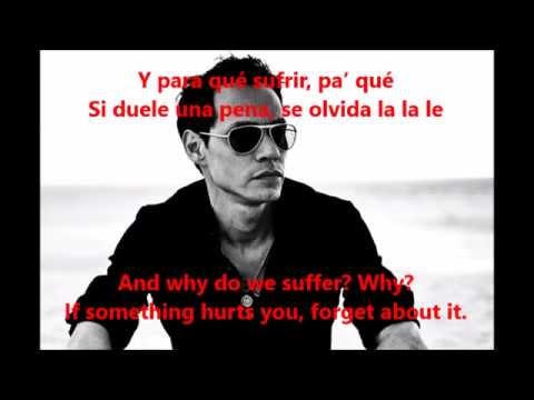 Vivir Mi Vida - Marc Anthony (Lyrics in English and Spanish)