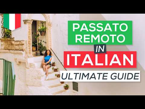 MASTER the PASSATO REMOTO in Italian JUST 30 Minutes⏳🇮🇹 + FREE PDF Cheat-Sheet 📚