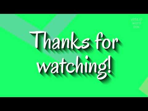 How to say "laurentian"! (High Quality Voices)