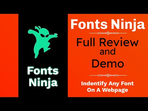 Fonts Ninja Full Review And Demonstration (Google Chrome Extension)