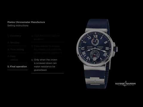 Ulysse Nardin Marine Chronometer Manufacture Setting instruction
