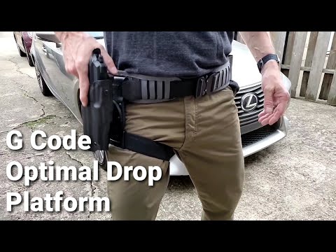 G Code Optimal Drop Platform w/Safariland ALS 6390