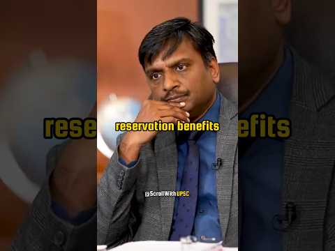 EWS Reservation is well thought Decision!!🔥|UPSC Interview|#shorts