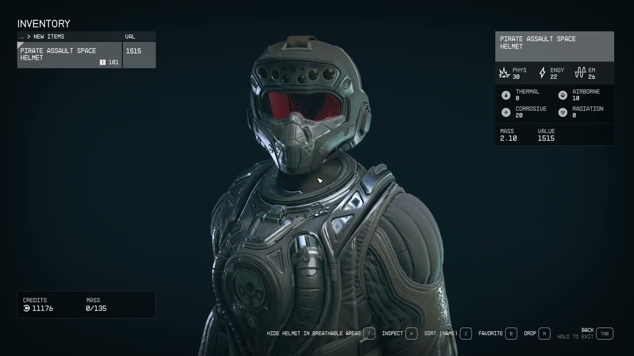 Starfield Pirate Assault Space Helmet Console Command Cheat Code