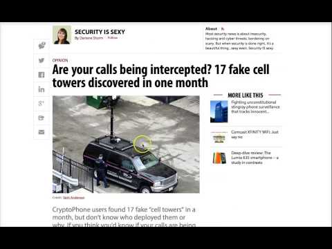 NSA Caught Installing Fake Cell Phone Towers Across America to Intercept Calls!