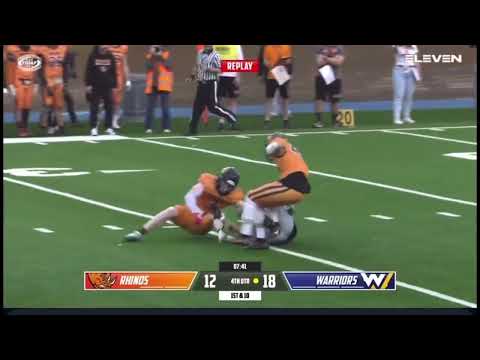 Dominique Shelton Italian football league highlights