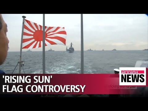 S. Korea and Japan at odds over warship's "Rising Sun" flag