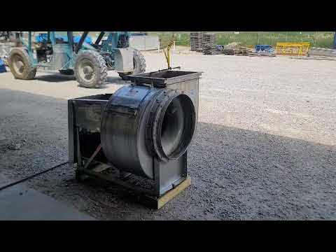 Used 7000 CFM @ 4" SP Stainless New York Blower Fan PLR 222 7.5HP