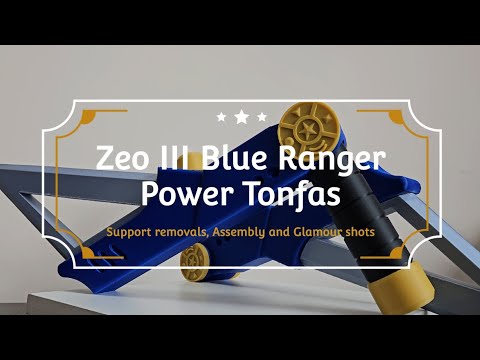 STL file Zeo III Blue Ranger Power Tonfa 🔫 ・3D printing idea to ...