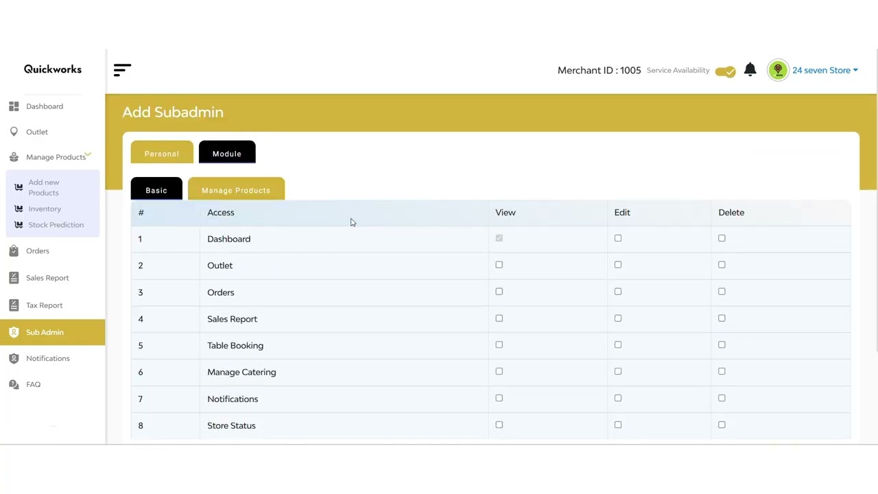 Team Access: Add & Manage Admin Roles with Defined Permissions
