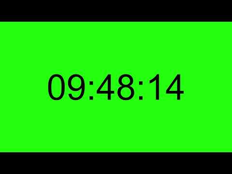 10 Hour Clock Timer / 600 Minute Countdown || 4K Countdown 36000 Seconds clock Without Music