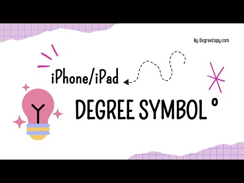 How To Type The Degree Symbol on iPhone and iPad