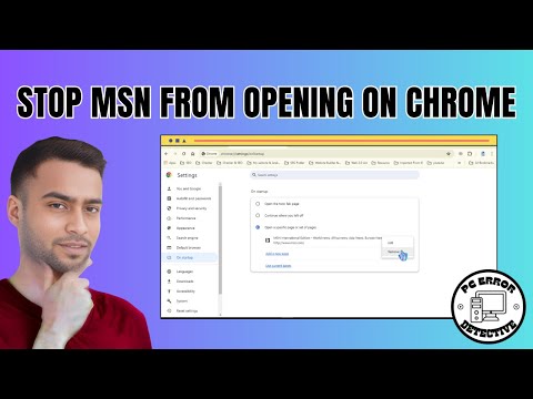 How to Stop MSN from Opening on Chrome