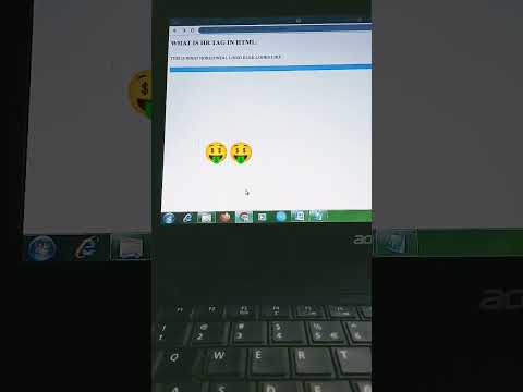what is HR tag in html. #basics #computer