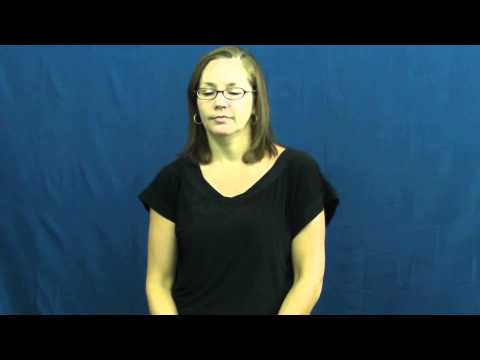American Sign Language ASL Video Dictionary - scissor