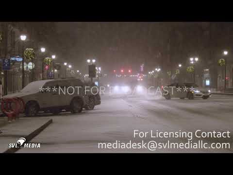 Concord, New Hampshire - Winter storm arrives to the North East