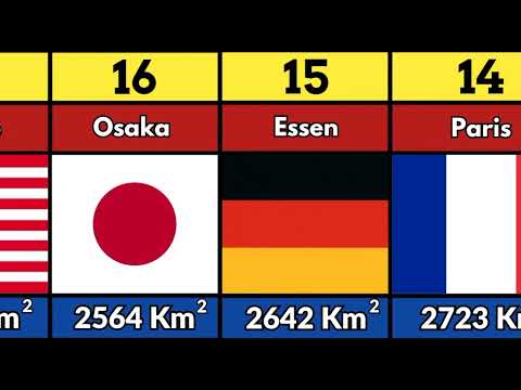 Largest Cities In The World By Area (Comparison)