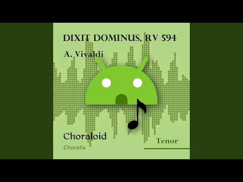 Dixit Dominus, RV 594: Dixit Dominus (Choir I - Voice with metronome)