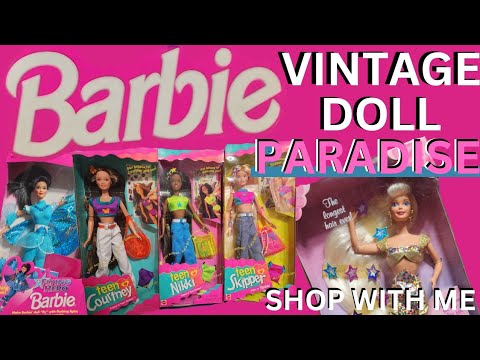 90s Vintage Barbie Dolls Everywhere at a Junk Store #barbie