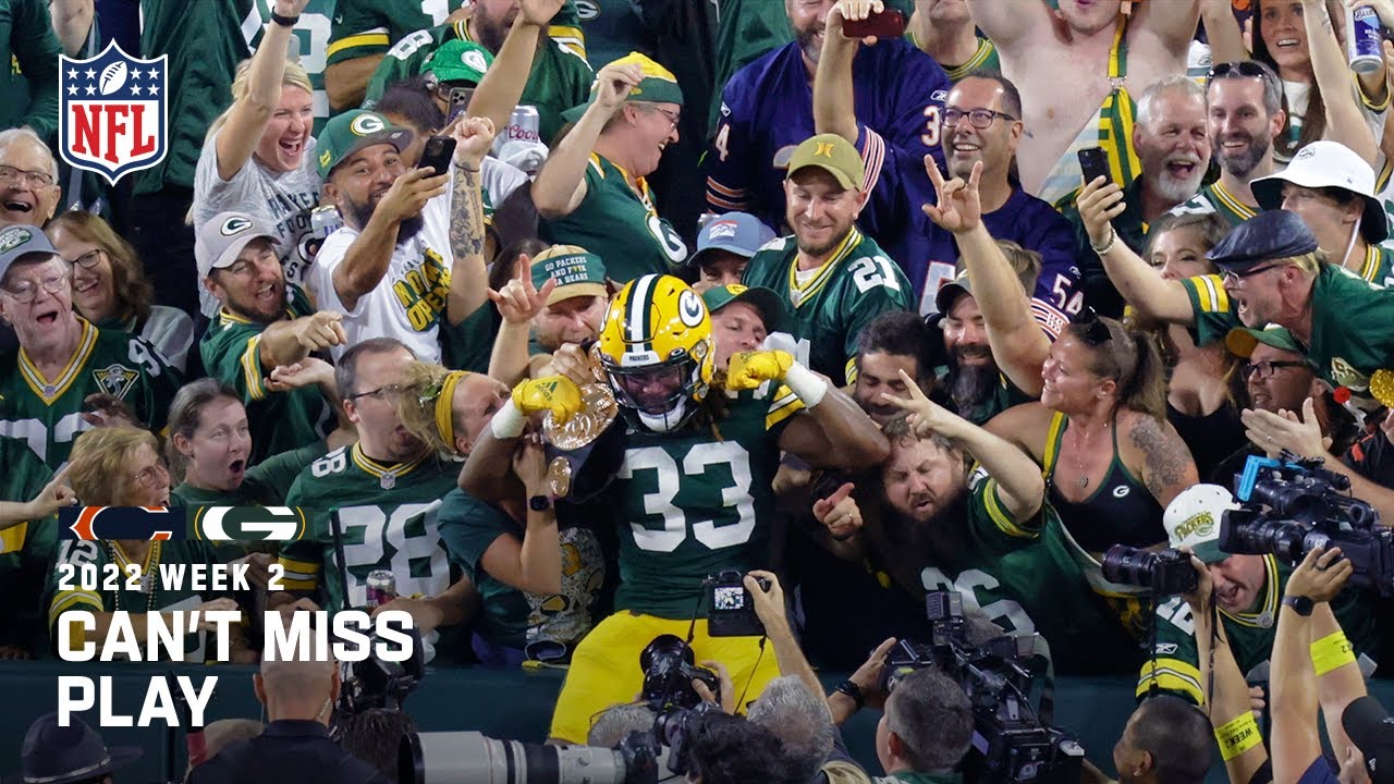 First Lambeau Leap of the Year!
