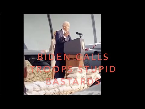 Biden Calls Troops a Very Bad Name... (comedian K-von is shocked)