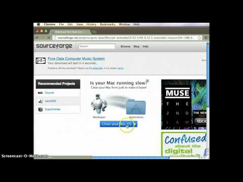 Pure Data Install on MAC OSX