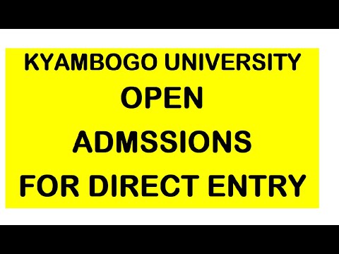 Dont miss EASY WAY ON HOW TO JOIN & STUDY AT KYAMBOGO UNIVERSITY IN 2025
