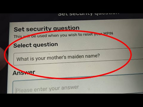 What is your mother's maiden name answer