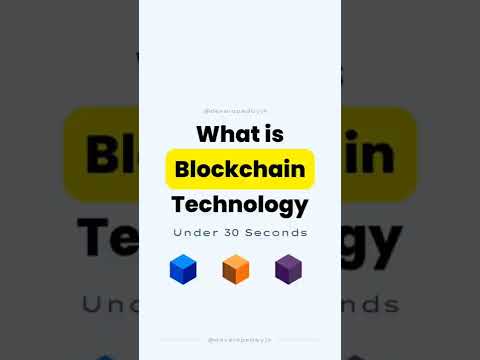 Blockchain Technology Explained under 30 second #shorts #blockchain